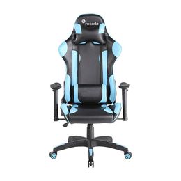 B&uuml;rostuhl Gaming, Wippmechanik mit Gegengewichteinstellung, schwarz/blau kaiserkraft
