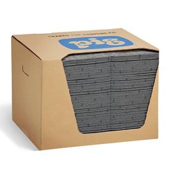 PIG Universal-Bindevliesmatte, VE &agrave; 125 Stk, im Spenderkarton, Medium-Weight-Ausf&uuml;hrung, BxL 380 x 510 mm