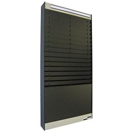 Dokumentensortiertafel, 2 x 16 Fächer, DIN A5, Dokumentenlage vertikal, schwarz, matt kaiserkraft