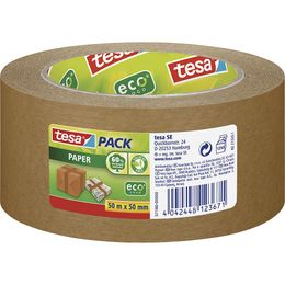 Tesa Papierklebeband, Tesapack® Paper ecoLogo®, VE 36 Rollen, braun, Bandbreite 50 mm