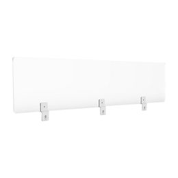 SMIT VISUAL Hygieneschutzwand für Schreibtisch-Trennwände, HxBxT 300 x 1600 x 5 mm, transparent
