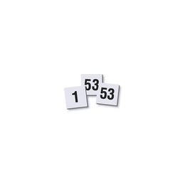 MAGNETOPLAN Ziffernmagnet-Set, 10 x 10 mm, VE 2 Stk, Ziffern 1 - 53