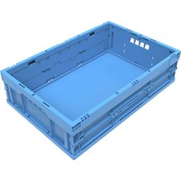 Faltbox aus Polypropylen, Volumen 33 l, blau kaiserkraft