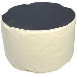 Sitzsack-Hocker, Hx&Oslash; 320 x 530 mm, beige / anthrazit kaiserkraft