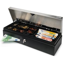 SAFESCAN Klappdeckel-Kassenlade, SAFESCAN SD-4617S, 6 F&auml;cher f&uuml;r Scheine, 8 f&uuml;r M&uuml;nzen