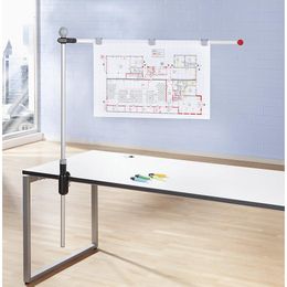 Maul Planhalter Tisch, mit 1 Schwenkarm, H&ouml;henverstellbereich bis 1200 mm
