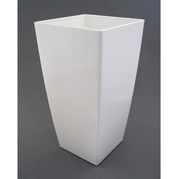 Vase PIZA konisch, 14 l, Höhe 410 mm, weiß kaiserkraft