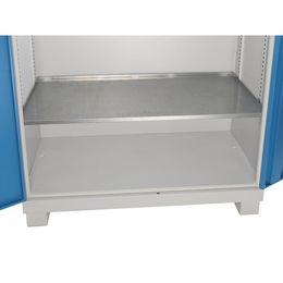 eurokraft pro Fachboden, verzinkt, HxBxT 45 x 1167 x 550 mm, Traglast 80 kg