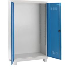 eurokraft pro Umweltschrank zur Außenlagerung, Leergehäuse, HxBxT 2100 x 1200 x 600 mm