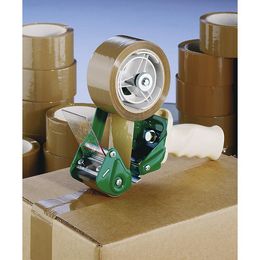 ratioform economy Klebeband-Set, Handabroller Standard und PP-Band leise, 36 Rollen, braun, Bandbreite 50 mm