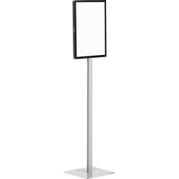 Durable Bodenst&auml;nder INFO STAND BASIC, Metall, Kunststoff, Format DIN A3, H&ouml;he 1402 mm