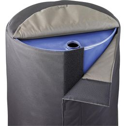 Fass-Isoliermantel PRO, 200 - 220-l-F&auml;sser, Polyester, schwarz kaiserkraft