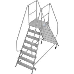 Krause Podestleiter, beidseitig begehbar, 2 x 8 Stufen