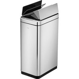 EKO Sensor-Abfalleimer Deluxe, Volumen 30 l, BxHxT 290 x 670 x 415 mm, Edelstahl