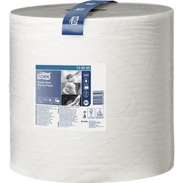 Tork Papierwischt&uuml;cher, extrastark, TAD-Qualit&auml;t, 2-lagig, wei&szlig;, VE 1 Rolle, 1000 Blatt/Rolle
