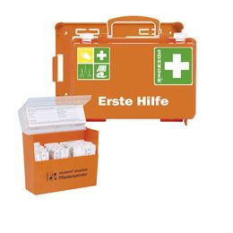S&ouml;hngen S&Ouml;HNGEN Erste-Hilfe-Koffer, mit Pflasterspender und Wandhalterung, Inhalt nach DIN 13157