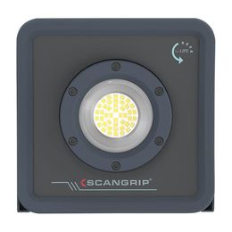 SCANGRIP LED-Baustrahler NOVA R forLIFE, tragbar, mit Akku, Dimmfunktion, USB-Powerbank, Magnethalter
