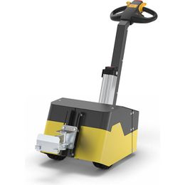 eurokraft pro Elektroschlepper TAKKTOR T1000, Flexkupplung für Rollbehälter, Akku, Ladegerät