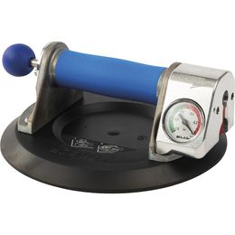Bohle Saugheber VERIBOR&reg;, 1-Kopf-Alu-K&ouml;rper mit Manometer, Tragf&auml;higkeit 120 kg, Scheiben-&Oslash; 210 mm