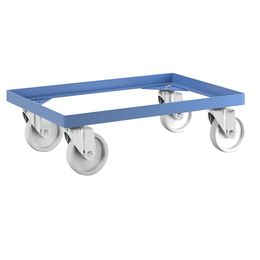 eurokraft pro Fahrgestell aus Stahl, mit Polyamidrädern, Tragfähigkeit 250 kg, Ladefläche 610 x 410 mm
