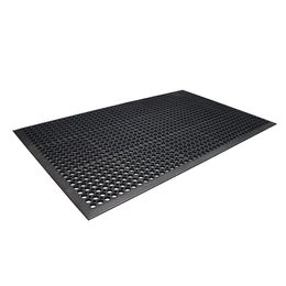 Coba Gelochte Gummimatte Rampmat, LxBxH 1500 x 900 x 12 mm, Gummi schwarz