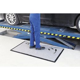 NOTRAX Arbeitsplatzmatte Eco Stance, LxBxH 1570 x 870 x 12,7 mm, schwarz
