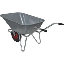 Schubkarre mit Kippb&uuml;gel, Luftreifen, LxB 1400 x 750 mm, 140 l kaiserkraft
