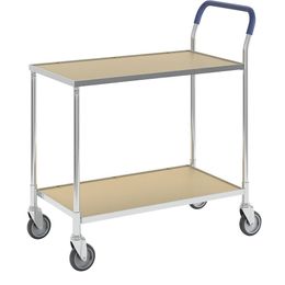 Kongamek Tischwagen KOMFORT, Böden Birke-Dekor, LxBxH 840 x 435 x 900 mm