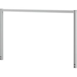 eurokraft pro Tischst&uuml;tzensatz, aus Aluminium-Profilen, HxBxT 930 x 1500 x 45 mm