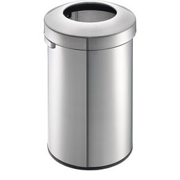 EKO Design-Abfallsammler, Edelstahl, Volumen 90 l, Hx&Oslash; 752 x 448 mm, Edelstahl