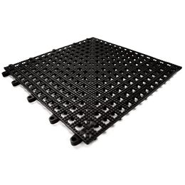Coba Flexi-Deck, VE 9 Stk, schwarz, LxB 300 x 300 mm