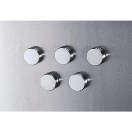 SMIT VISUAL Edelstahlmagnet, &Oslash; 24 mm, VE 36 St&uuml;ck