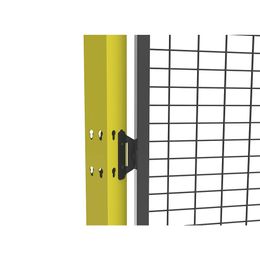 Axelent Eckverbinder X-GUARD, 0 - 180&deg;, graphitschwarz