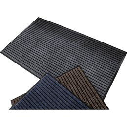 Coba Schmutzfangmatte mit Borsten, LxB 1500 x 900 mm, anthrazit gestreift