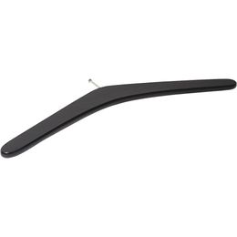 Kleiderb&uuml;gel Hartholz, HxBxT 174 x 420 x 8 mm, Classic PLUS, schwarz lackiert kaiserkraft