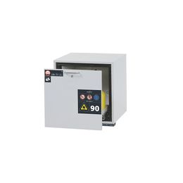 ASECOS Feuerbest&auml;ndiger Gefahrstoff-Unterbauschrank Typ 90, HxB 600 x 593 mm, 1 Schublade, lichtgrau