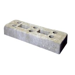 Schake Zaunfu&szlig; aus Beton, f&uuml;r Mobilzaun, LxBxH 700 x 220 x 125 mm
