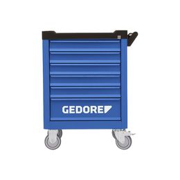 Gedore Werkzeugwagen workster smartline, 6 Schubladen, Traglast 20 kg, HxBxT 900 x 625 x 510 mm