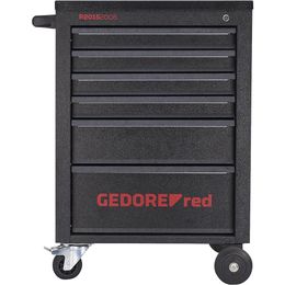 Gedore Werkstattwagen MECHANIC, 6 Schubladen, schwarz, HxBxT 910 x 628 x 418 mm