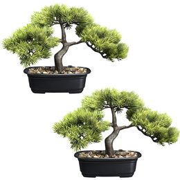 K&uuml;nstliche Pflanze Bonsai-Kiefer, VE 2 Stk, H&ouml;he 230 mm kaiserkraft