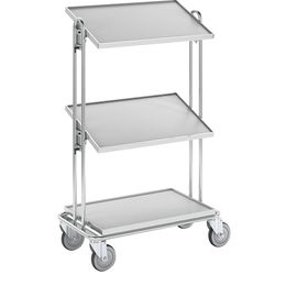 HelgeNyberg Kommissionierwagen, verzinkt, LxBxH 740 x 430 x 1165 mm, Tragf&auml;higkeit 100 kg