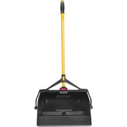 Rubbermaid Nass-/Trocken-Kehrschaufel, HxBxT 737 x 429 x 305 mm, schwarz/gelb