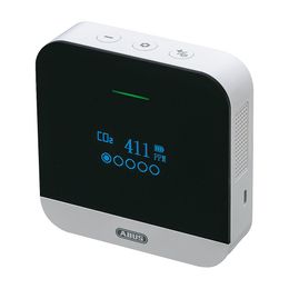 Abus Kohlendioxid-Warnmelder AirSecure, mit OLED-Display, HxBxT 97 x 96 x 26 mm