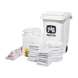 PIG Fahrbares Notfall-Kit, gro&szlig;, Ausf&uuml;hrung &Ouml;l, absorbiert 250,8 l