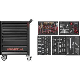 Gedore Werkstattwagen GEDMaster, 7 Schubladen, 273-teiliges Sortiment, HxBxT 999 x 790 x 470 mm