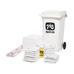 PIG Fahrbares Notfall-Kit, mittelgroß, Ausführung Öl, absorbiert 168,3 l