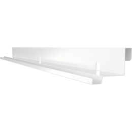 MAGNETOPLAN Wandhalterung WALL TRAY, Breite 1200 mm, Metall, wei&szlig;