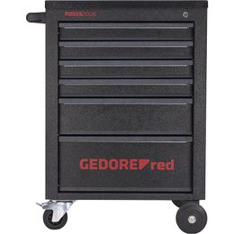 Gedore Werkstattwagen MECHANIC, befüllt, 6 Schubladen, 166 Teile, schwarz, HxBxT 910 x 628 x 418 mm