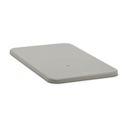 CEMO Flachdeckel, LxBxH 1200 x 720 x 40 mm, grau