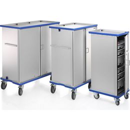 Modulschrankwagen G -CUP ISO E, mit 9 Paar Schienen, LxH 725 x 1465 mm kaiserkraft